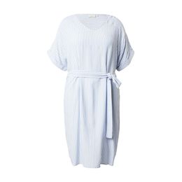 Only Carmakoma Kleid 'CARPENNA' Damen Gr&ouml;&szlig;e 52 hellblau / wei&szlig; Sommerkleid