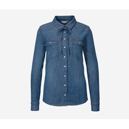 Tchibo - Jeansbluse - Damen - Gr. 46 - dunkelblau