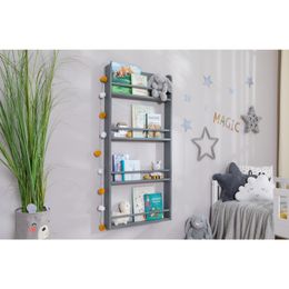 Ticaa Kinder B&uuml;cherregal Toni 55x80 & 60x130