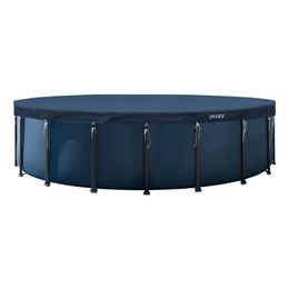 INTEX 28088 Pool Abdeckplane rund 610 cm Deluxe Schutzplane mit 20cm &Uuml;berhang