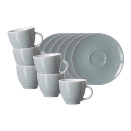 Ritzenhoff & Breker Ritzenhoff & Breker Espressotassen mit Untertassen Suomi 90 ml 6er Set