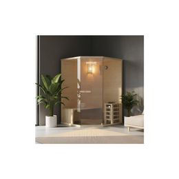 Home Deluxe Traditionelle Sauna ARUNA - 130 x 190 cm f&uuml;r 2-3 Personen