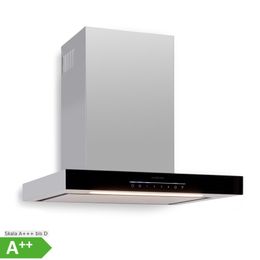 Klarstein Alinea 60 Dunstabzugshaube 60cm Wandhaube WiFi A++ 555m&sup3;/h Touch Schwarz