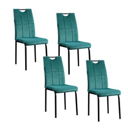 HTI-Living Stuhl Denton Velvet Gr&uuml;n