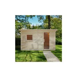 Home Deluxe Saunahaus Outdoor mit Vorraum TALO XL - 400 x 217 cm f&uuml;r 5 Personen