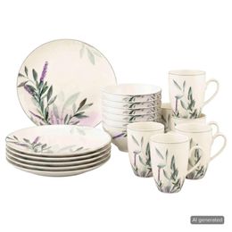 Seltmann Weiden Fr&uuml;hst&uuml;cks-Set Savona Provence 18er Set