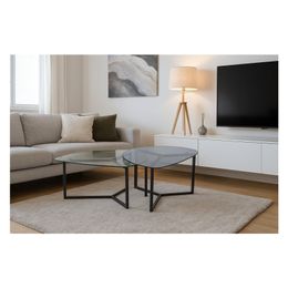 m&ouml;bel direkt online Couchtisch 2teilig Sonja schwarz