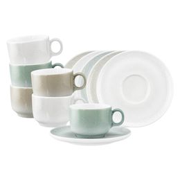 Seltmann Weiden Kaffeetassen mit Untertassen Sento Home 210 ml 6er Set