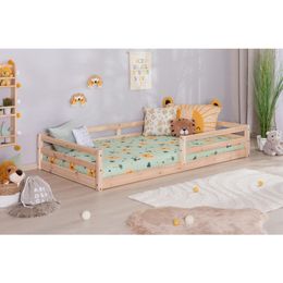 Ticaa Bodenbett &bdquo;Neo&ldquo;, Kinderbett, Jugendbett, Schlafzimmer, Kinderzimmer