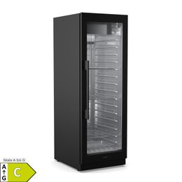 Klarstein Steakhouse Reifeschrank 352 L antibakteriell LED Touch-Control Luftfeuchtigkeitskontrolle Schwarz 352 Liter