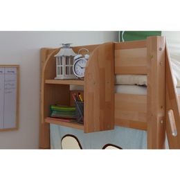 Ticaa Einh&auml;ngeregal Hochbett und Etagenbett Buche mit ge&ouml;lter Oberfl&auml;che