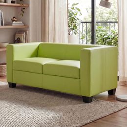 MCW 2er Sofa Lille ~ Kunstleder, hellgr&uuml;n