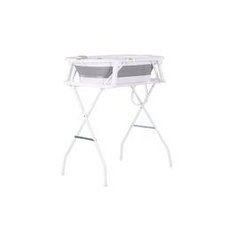 Chipolino Babybadewanne-Set Malibu 78 cm, St&auml;nder, klappbar, Thermometer, Ablauf grau