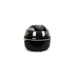 Klarstein VitAir Hei&szlig;luftfritteuse schwarz 1400W Grillen Backen 10 Liter Schwarz