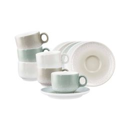 Seltmann Weiden Espressotassen mit Untertassen Sento Home 80 ml 6er Set
