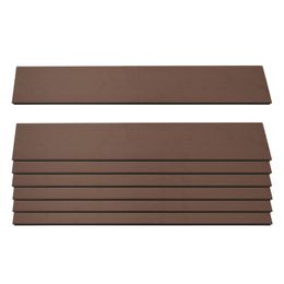MCW 7er Set Latten f&uuml;r WPC-Sichtschutz Savoie, Bretter Windschutz, ca. 1qm, MVG-zertifiziert ~ 90cm, braun