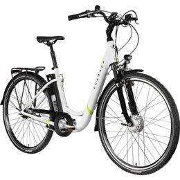 Z&uuml;ndapp Z&uuml;ndapp Z517 E Bike 28 Zoll Pedelec Hollandrad E Fahrrad Damen 155 - 190 cm mit 7 Gang Nabenschaltung R&uuml;cktritt Citybike Nabenmotor