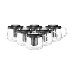 Ritzenhoff & Breker Ritzenhoff & Breker Teekannen mit Sieb Yucca 1,5 l 6er Set