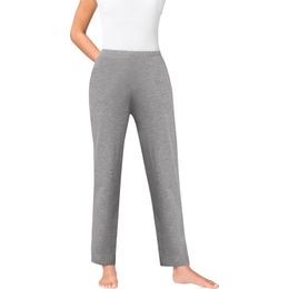 feel good Damen Hosen schwarz + grau-meliert, Gr&ouml;&szlig;e 48/50