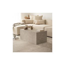Home Deluxe Couchtisch Marmor AMIRI L - 95 x 50 cm Schwarz