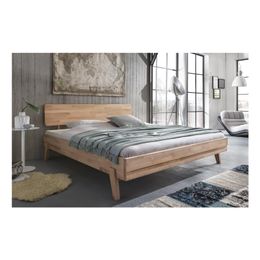 Vaja M&ouml;bel Massivholz-Bett Livia 200x200 cm Kernbuche