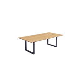 Home Deluxe Esstisch Eckig AVENCIA inkl. U-Fu&szlig; - 240 x 120 cm Light Oak