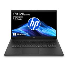 HP 17-cp2260ng, Schwarz, 17,3 Zoll, Full HD, IPS, AMD Ryzen 5 7520U, 8 GB, 512 GB, AMD Radeon Notebook (BZ8R7EA)