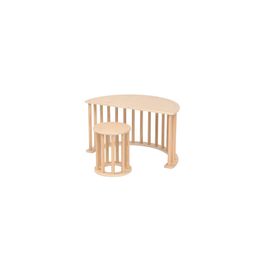 Home Deluxe Kinderwippe inkl. Auflage NALAN &ndash; Natur