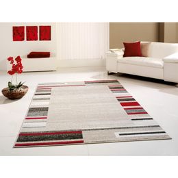 Peyer Syntex 1 Teppich Amber 149 Bord&uuml;re Fb.beige-rot Gr.120/170 cm