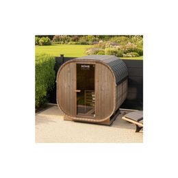 Home Deluxe Outdoor Sauna CUBE XL - 194 x 220 cm f&uuml;r 6 Personen