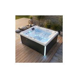 Home Deluxe Outdoor Whirlpool STREAM PURE 211 x 156 cm f&uuml;r 3 Personen