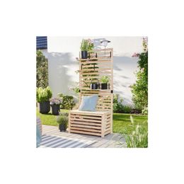 Home Deluxe Sichtschutz-Bank mit Stauraum ORELIA