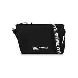 KARL LAGERFELD JEANS Umh&auml;ngetasche Herren Gr&ouml;&szlig;e One Size schwarz / wei&szlig;