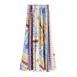 next Rock Damen Gr&ouml;&szlig;e 54 creme / navy / himmelblau / gelb / rot