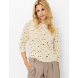 Brax Damen Pullover Style NALA dark ecru, Altwei&szlig;, Gr. 40