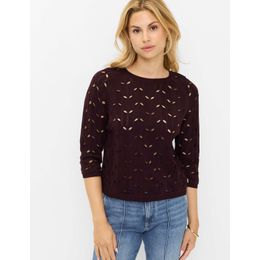 Brax Damen Pullover Style NALA blackberry violet, dunkles lila, Gr. 48