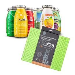 SmoothieDog Mix + Lickimat Gr&uuml;n 12x250 g