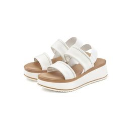 LASCANA Plateausandaletten 'Sommerschuh, Sandale, Sandalette, offener Schuh, Plateausandale,' wei&szlig; Gr. 36 f&uuml;r Damen. Nachhaltig.