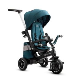 Kinderkraft Dreirad Easytwist, Gr&uuml;n, Metall, Kunststoff, Textil, 34x107x122 cm, UV 50+, R&uuml;ckenlehne, abnehmbare St&uuml;tzr&auml;der, Becherhalter, Fu&szlig;st&uuml;tzen, h&ouml;henverstellbare Schubstange, Outdoor Spielzeug, Kinderfahrzeuge, Dreir&auml;der