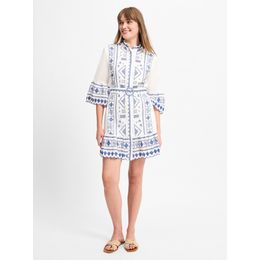 Ambiance Kleid Damen Gr&ouml;&szlig;e 36 blau / wei&szlig; Sommerkleid