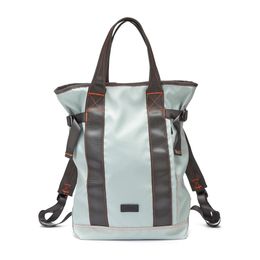 LOOKS by Wolfgang Joop Rucksack 'ARKO' Damen Gr&ouml;&szlig;e Onesize pastellblau / dunkelbraun / orange