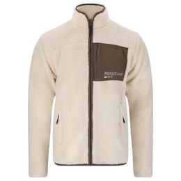 WHISTLER Athletic Fleece Jacket 'Sprocket' male size XL Cream / Brown