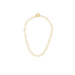 Fr&auml;ulein Wunder Fr&auml;ulein Wunder Armband 'Herzen - Sterling Silber' Damen Gr&ouml;&szlig;e 18 cm gold