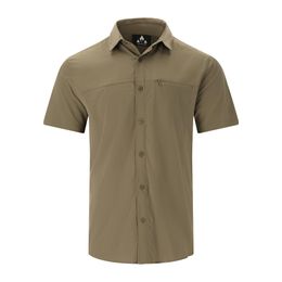 WHISTLER Athletic Button Up Shirt 'Jeromy' male size L Khaki
