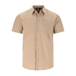 WHISTLER Athletic Button Up Shirt 'Jeromy' male size L Light brown