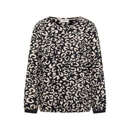 Cecil Bluse Damen Gr&ouml;&szlig;e XXL hellbeige / dunkelblau