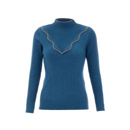 NALLY Pullover Damen Gr&ouml;&szlig;e XS/S marine / grau