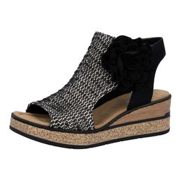 Rieker Sandals female size 40 Black / Off white