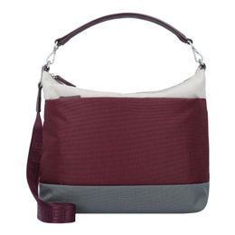 Jost Schultertasche Damen Gr&ouml;&szlig;e One Size grau / bordeaux / wei&szlig;