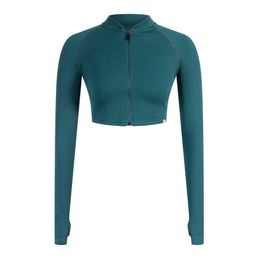 Smilodox Crop Jacke ' Harly ' Damen Gr&ouml;&szlig;e XL dunkelgr&uuml;n